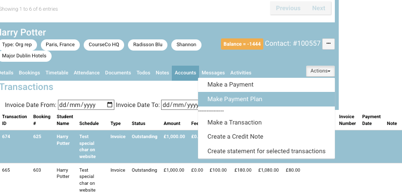 Updating Transactions | Creating a credit note against a transaction Updating Transactions | Creating a credit note against a transaction